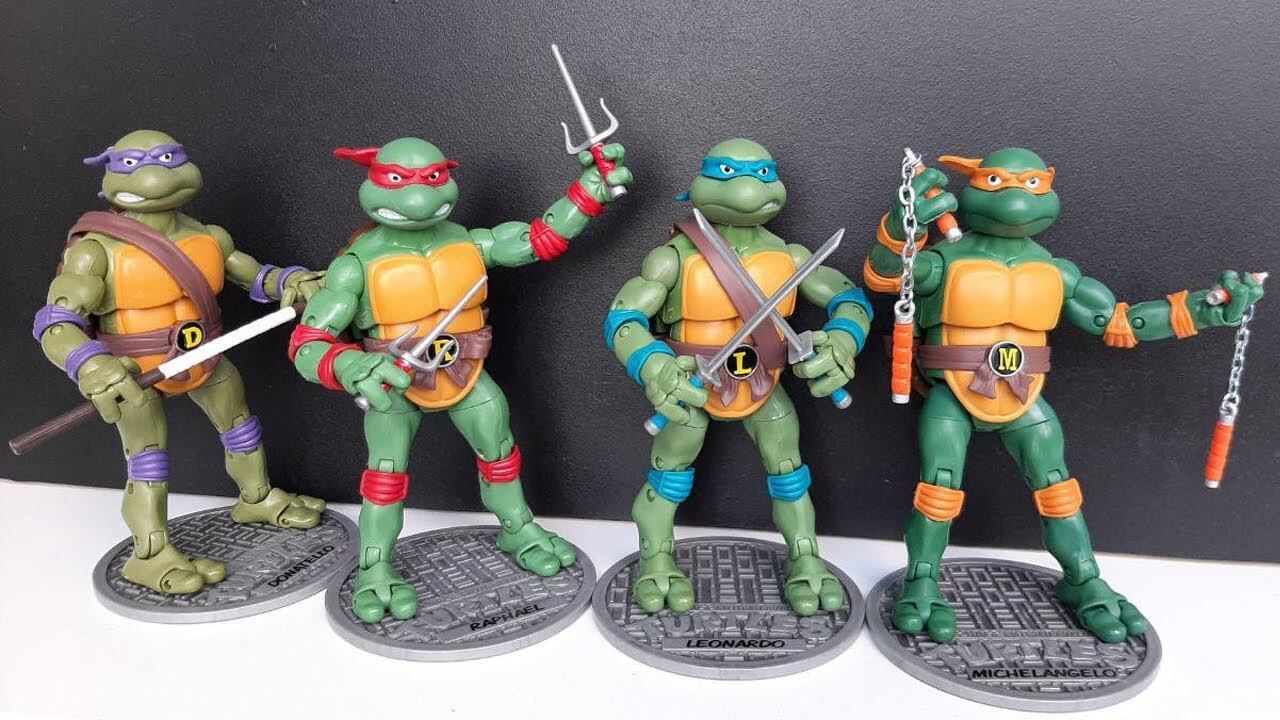 Черепашки Ниндзя Игрушки - Черепашки Ниндзя из 1990 года Фигурки ...